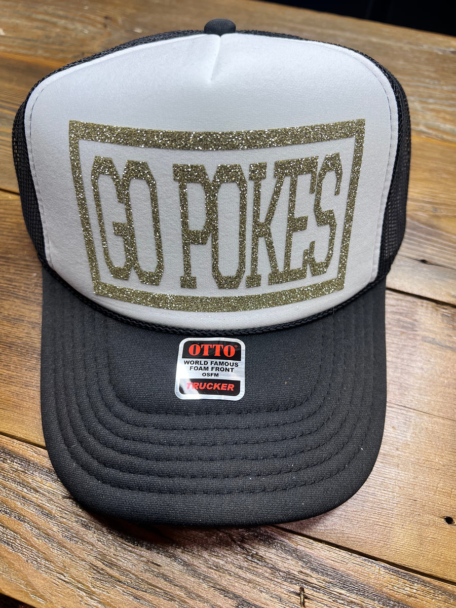 Go Pokes Hat Black and White – Rustic Soul WYO