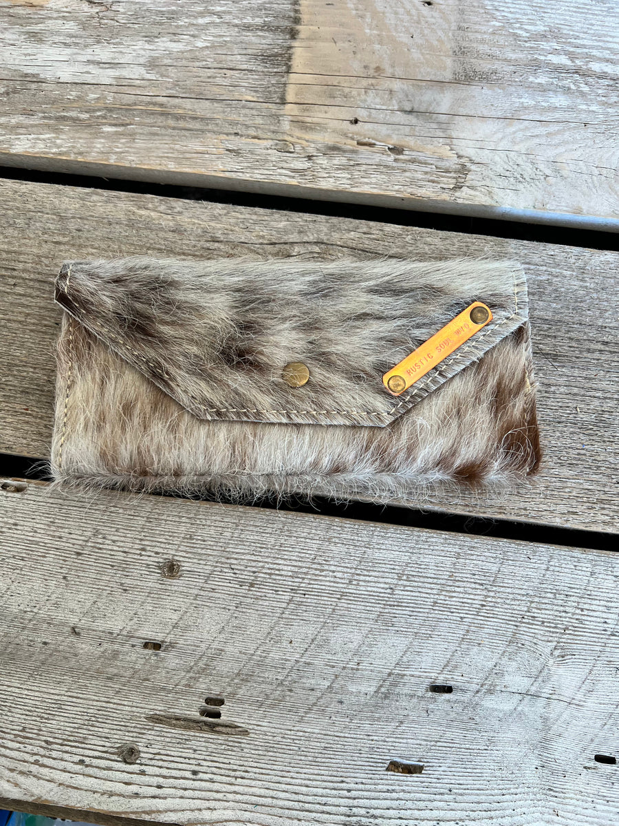 Leather Lined Cowhide Wallet – Rustic Soul WYO